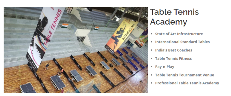 Indian Table Tennis Foundation – Noida Indoor Stadium