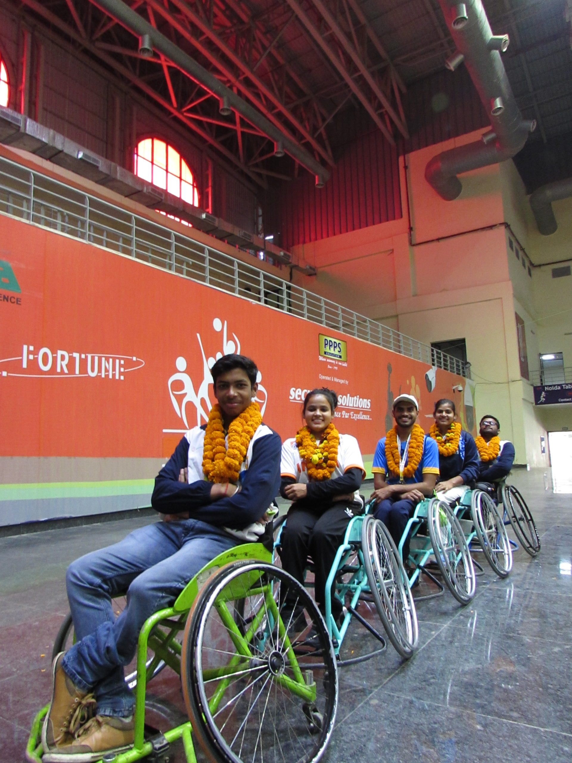 Indian Para Basketball Team – Noida Indoor Stadium