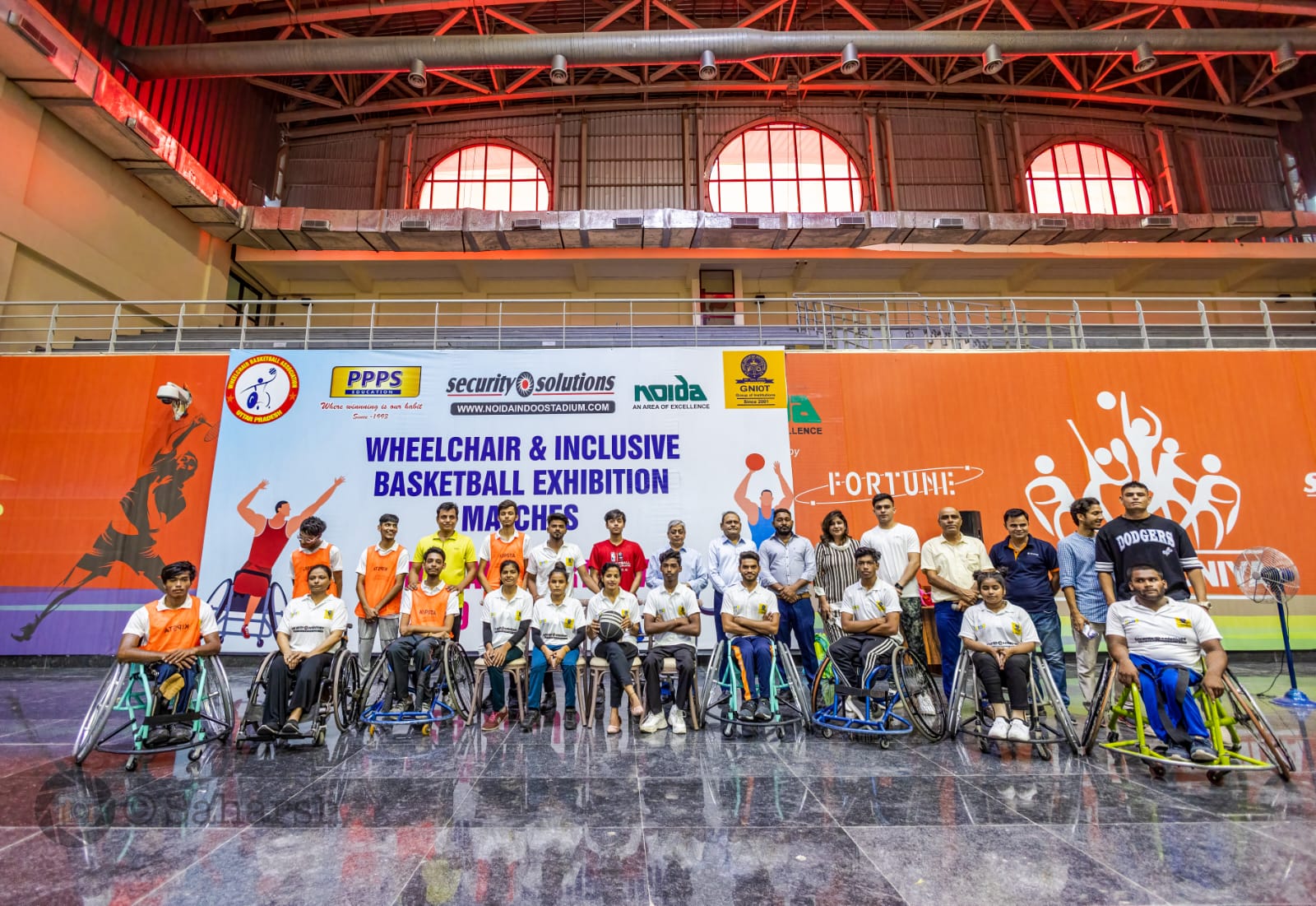 Indian Para Basketball Team – Noida Indoor Stadium